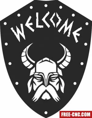 Download Welcome vinking sign - Free dxf svg cdr ai files